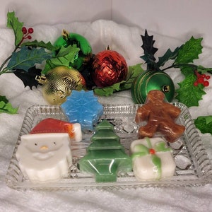 Christmas Soap Gift Set, Shaped and Scented Soaps, Hostess Gift - Etsy