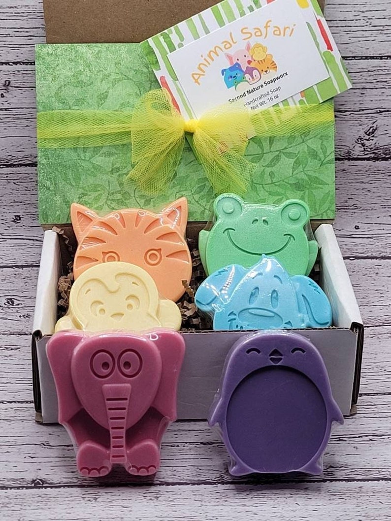 Handcrafted Goats Milk Animal Soaps: Kids Bath Time Fun - Etsy