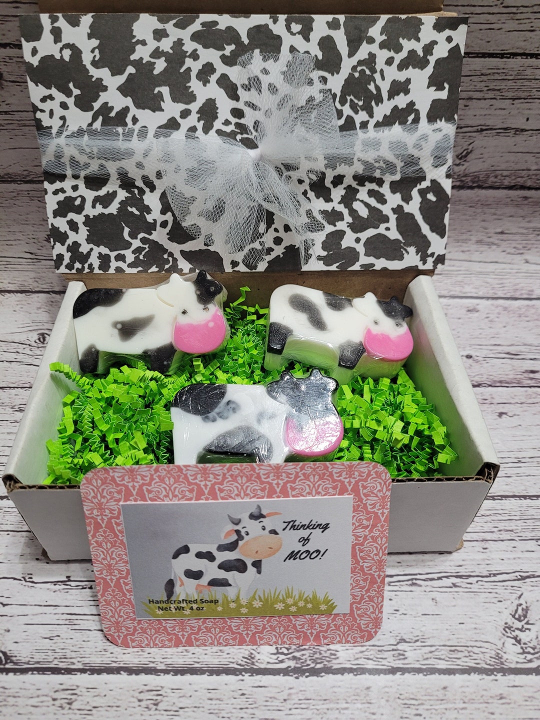 Cow Soap, Handcrafted Soap Gift Box, Goat Milk Soap, Childrens Soap ...