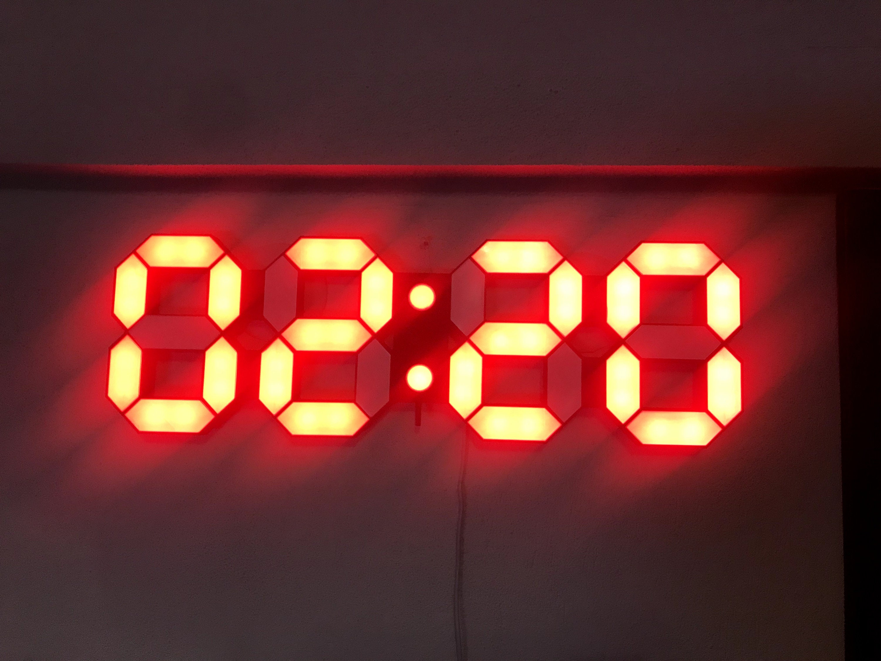 Digital Clock countdown-scoreboard-temperaturec-f - Etsy