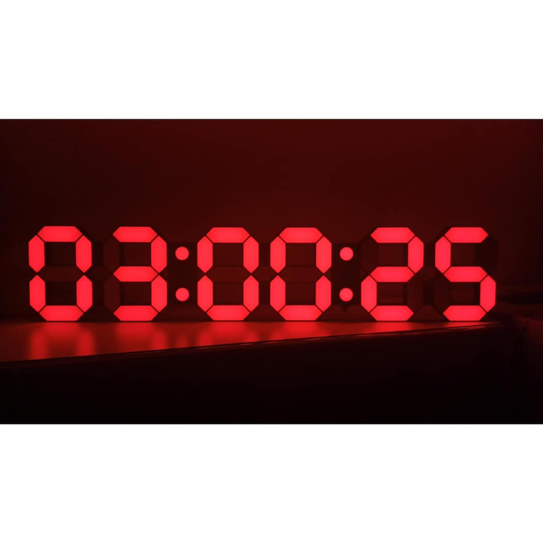 Digital Wall Clock - Countdown Timer, Scoreboard, Temperature (C/F ...
