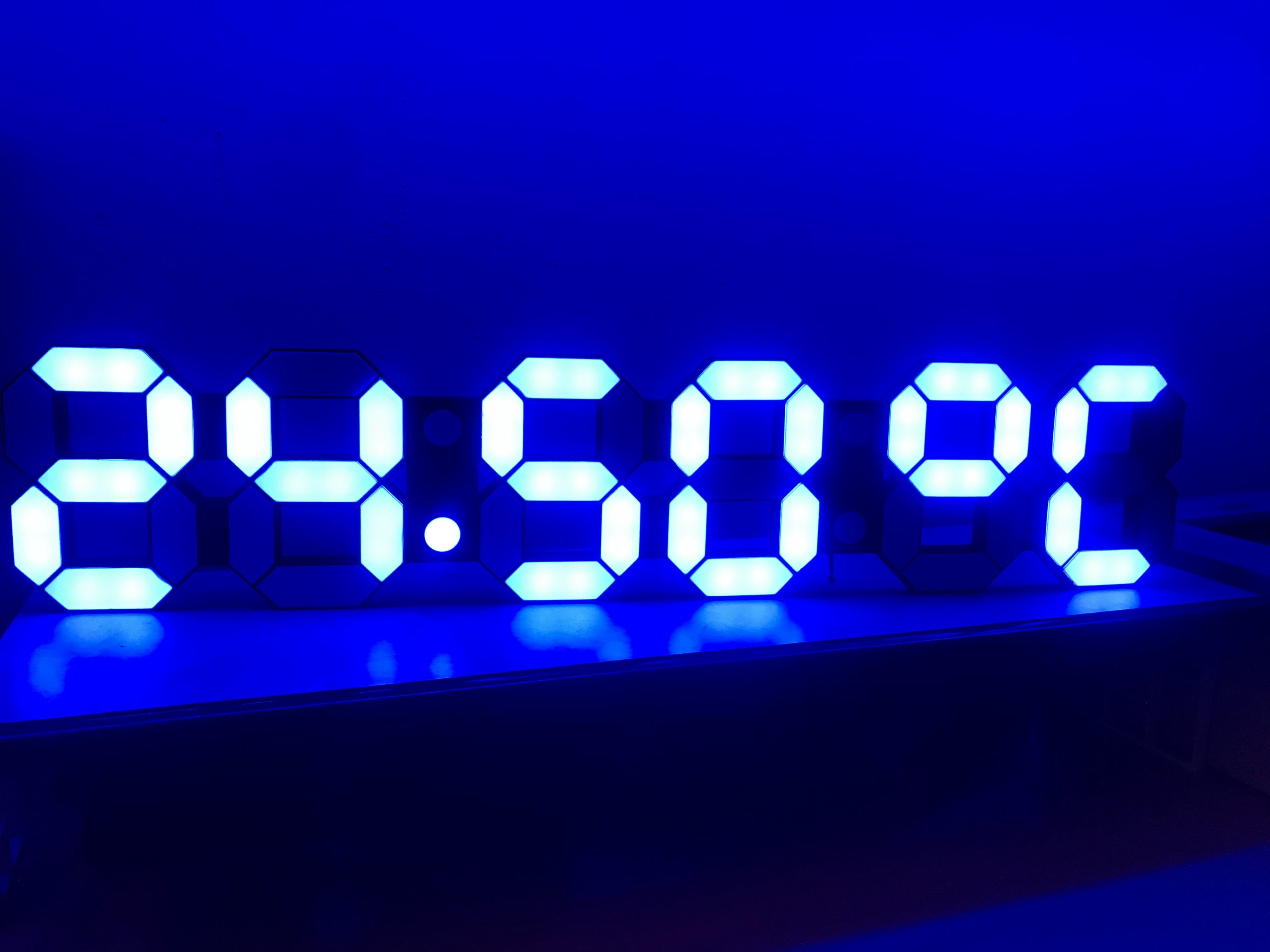 Digital Clock countdown-scoreboard-temperaturec-f - Etsy