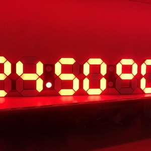 9-digit LED Countdown Timer: Wifi Digital Wall Clock - Etsy