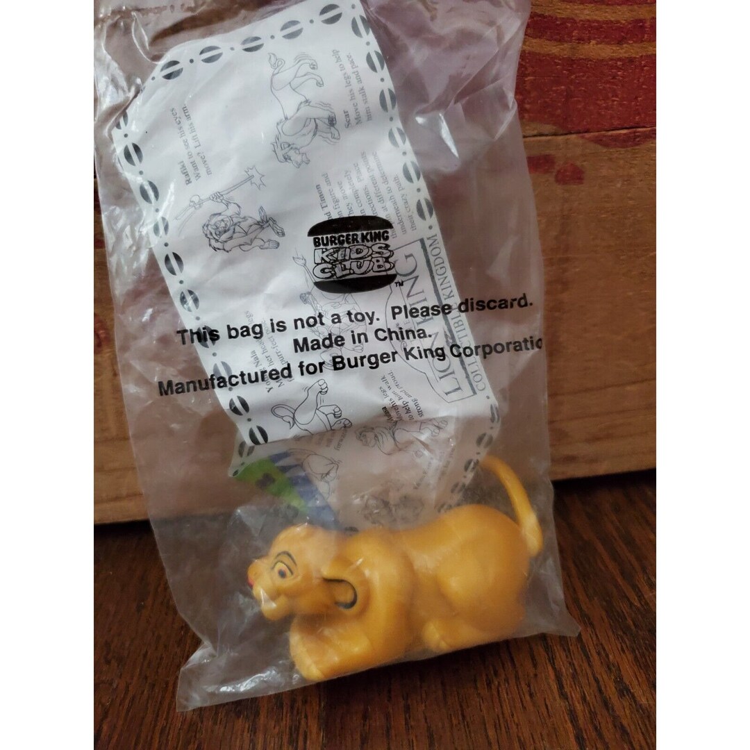 New 1994 Burger King Kids Meal Toy the LION KING SIMBA wind up Toy - Etsy