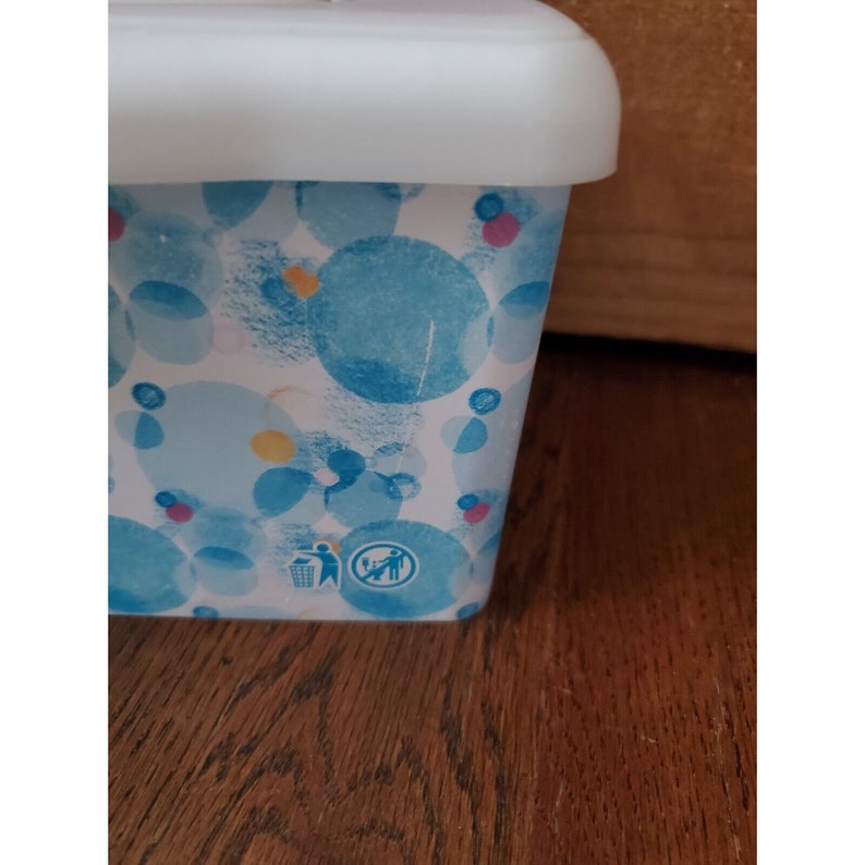Huggies Baby Wipes EMPTY Container Blue Bubbles - Etsy