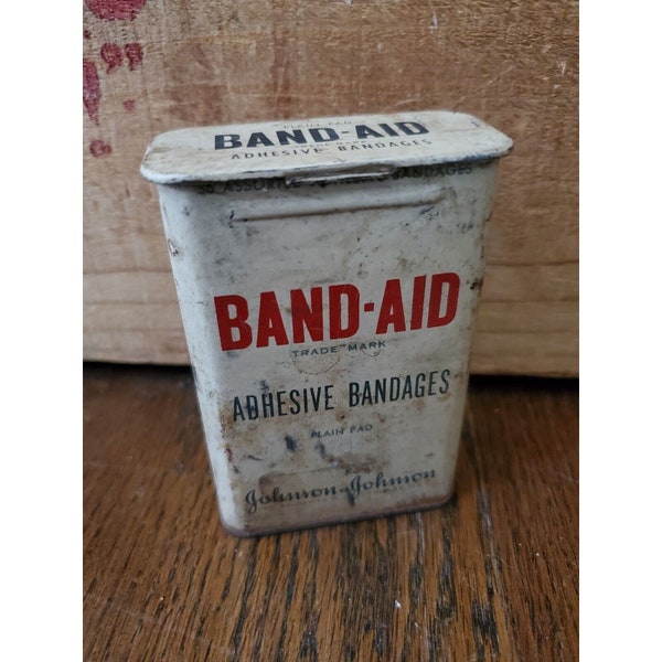 Metal Band Aid Box - Etsy