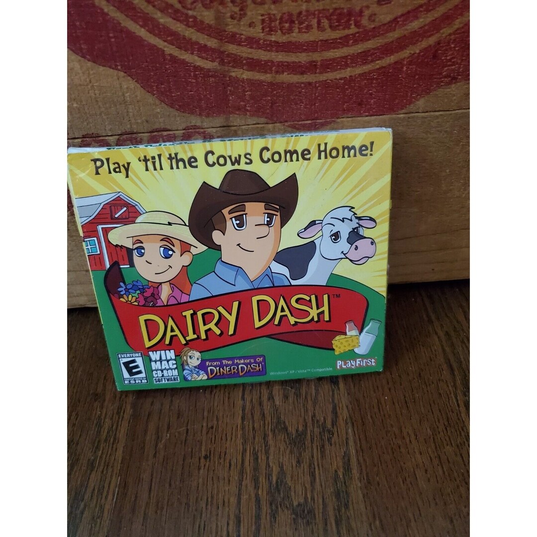 Dairy Dash PC Game Diner Dash Playfirst Encore Farm Simulator Complete ...
