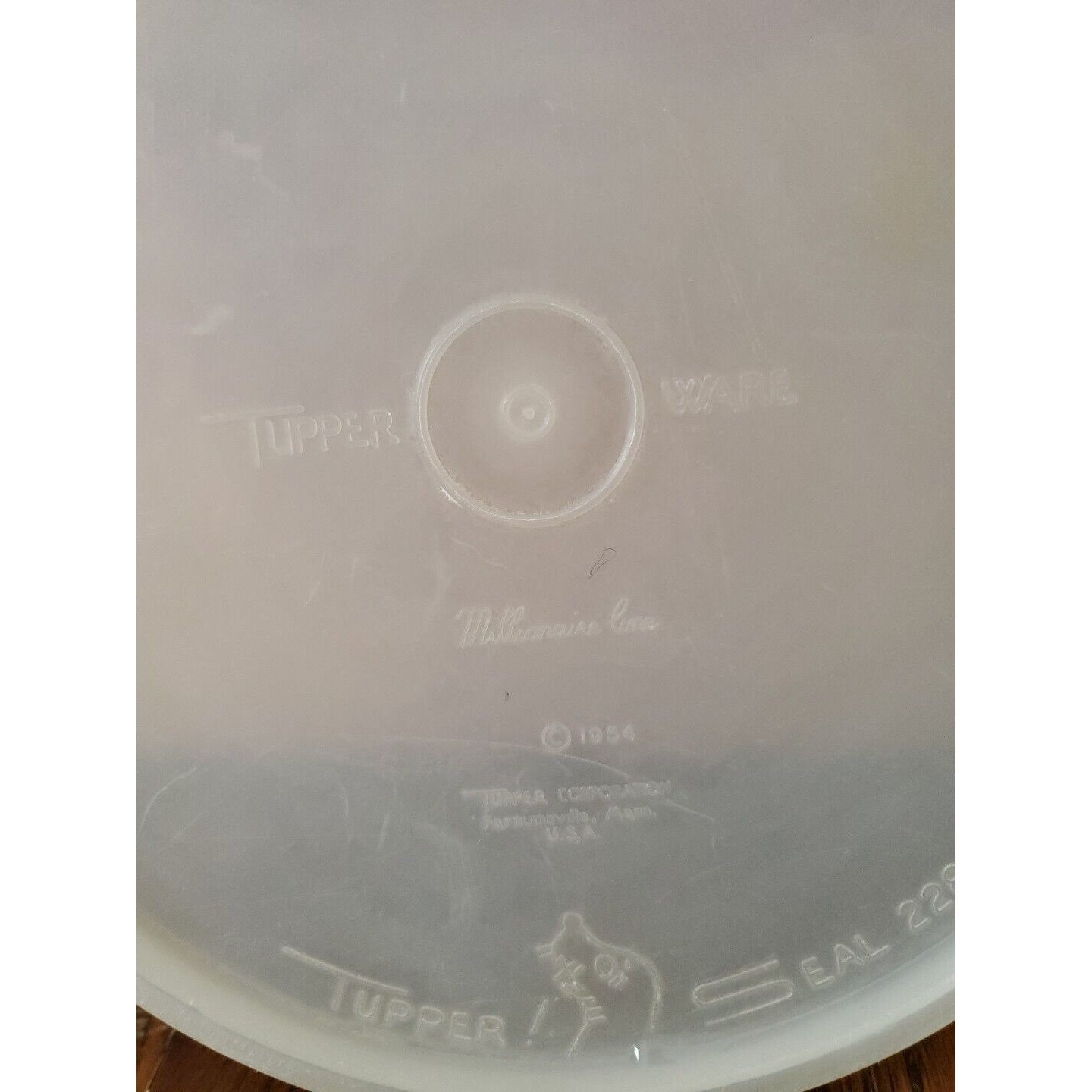 Vtg 1954 Tupperware Millionaire Line Tupper Seal Lid 228-1 - Etsy