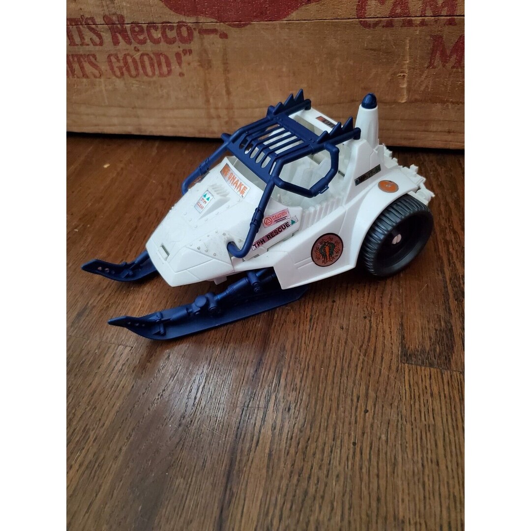 Vtg 1992 Hasbro GI Joe Ice Snake Cobra Snow Action Fig Vehicle - Etsy