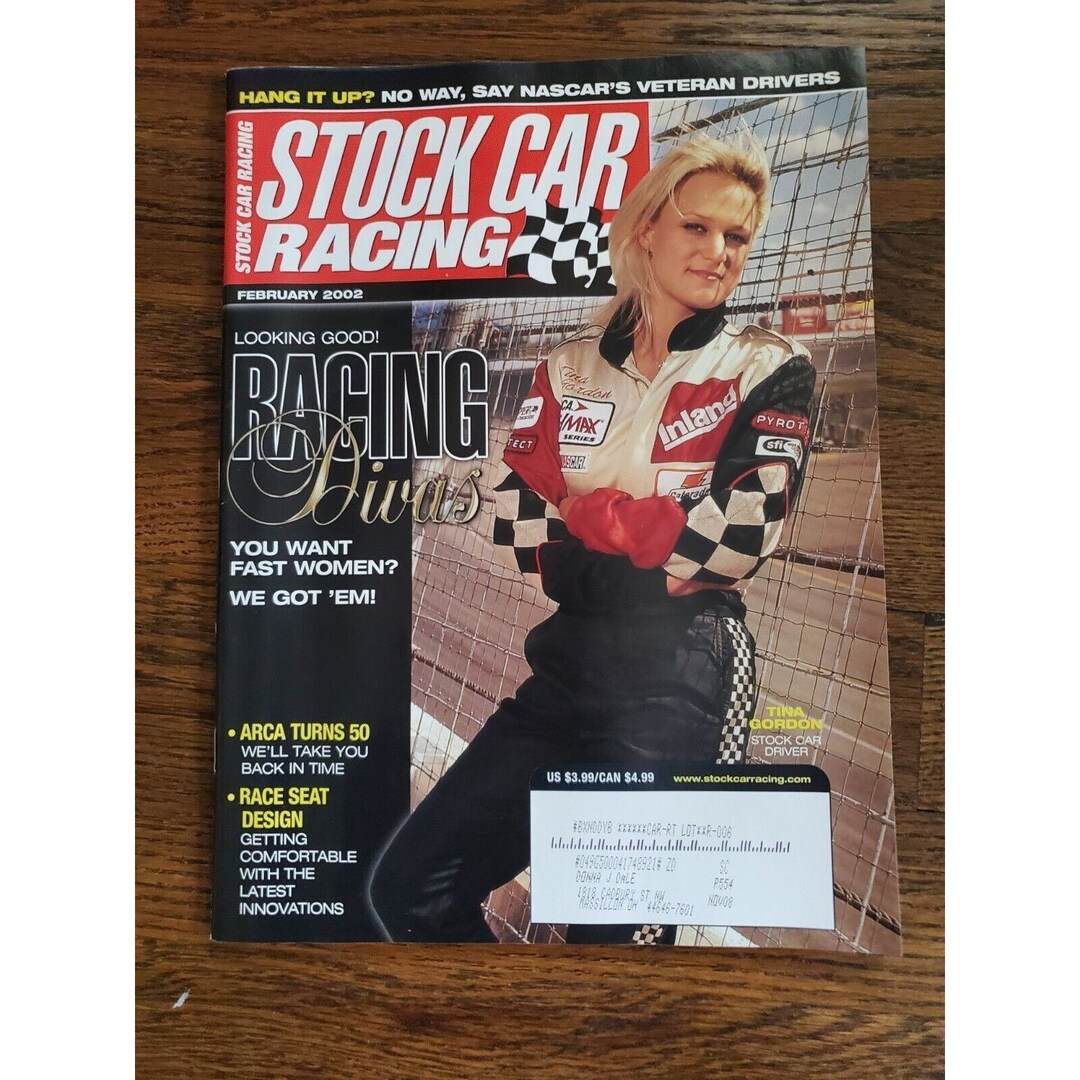 Vintage Stock Car Racing Magazine February 2002 Racing Divas - Etsy