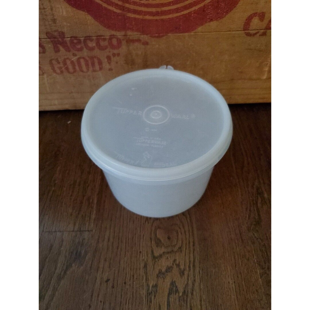 Vintage Tupperware Food Storage Container # 263-6 W/ Lid 238-7 Clear - Etsy
