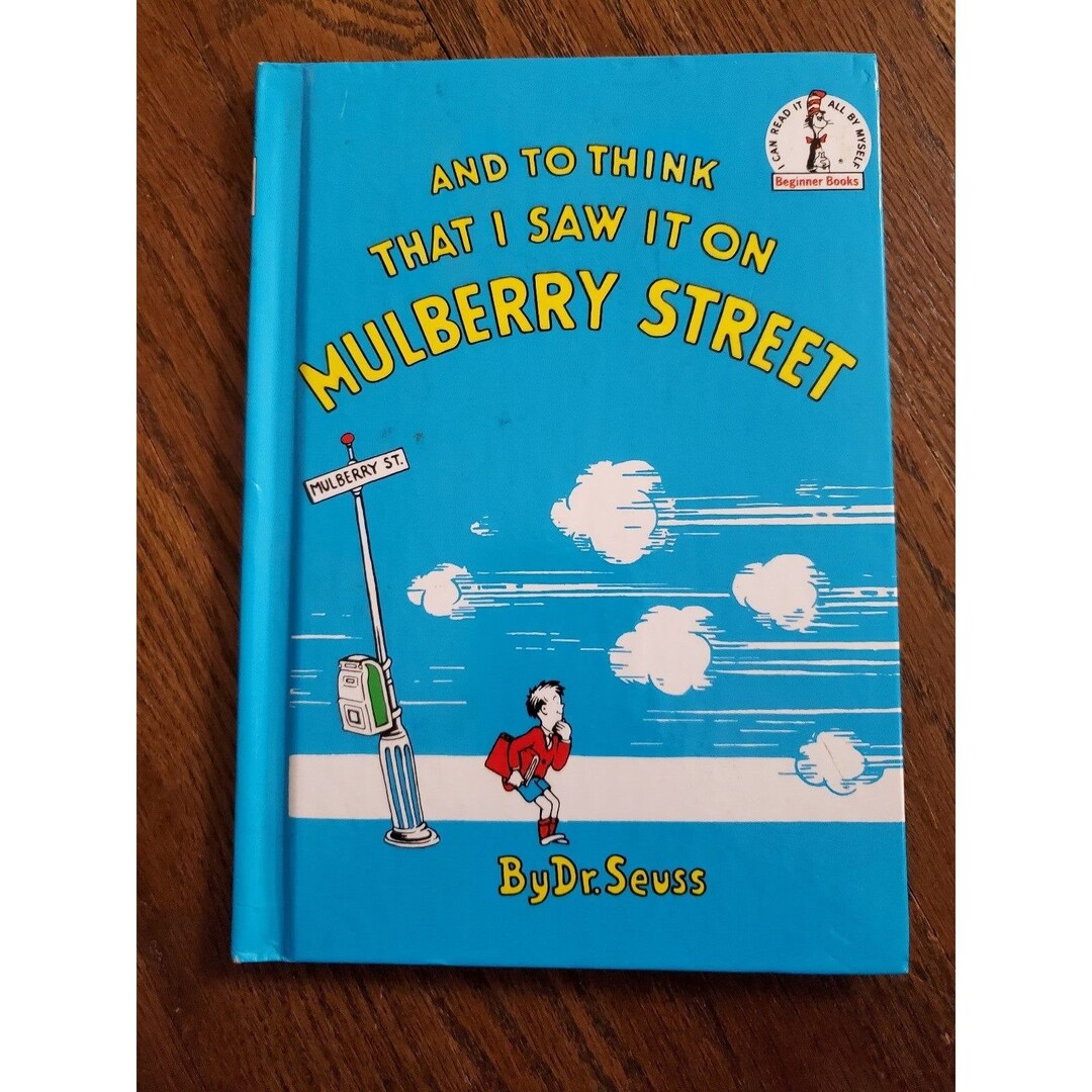 To Think I Saw It on Mulberry Street Dr Suess Book Club Edition - Etsy