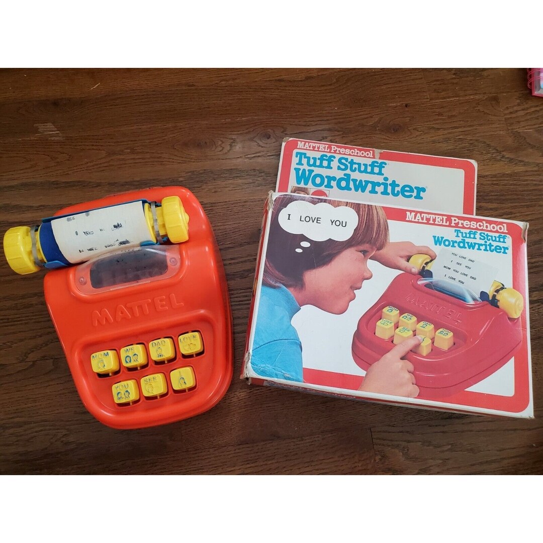 Vtg Mattel 1976 Tuff Stuff Wordwriter in Box GOOD - Etsy