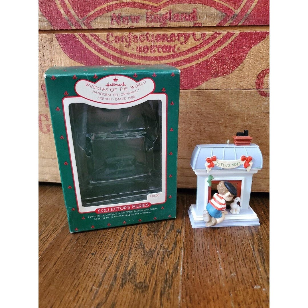 Hallmark 1988 French Windows of the World Collectors Series Christmas ...