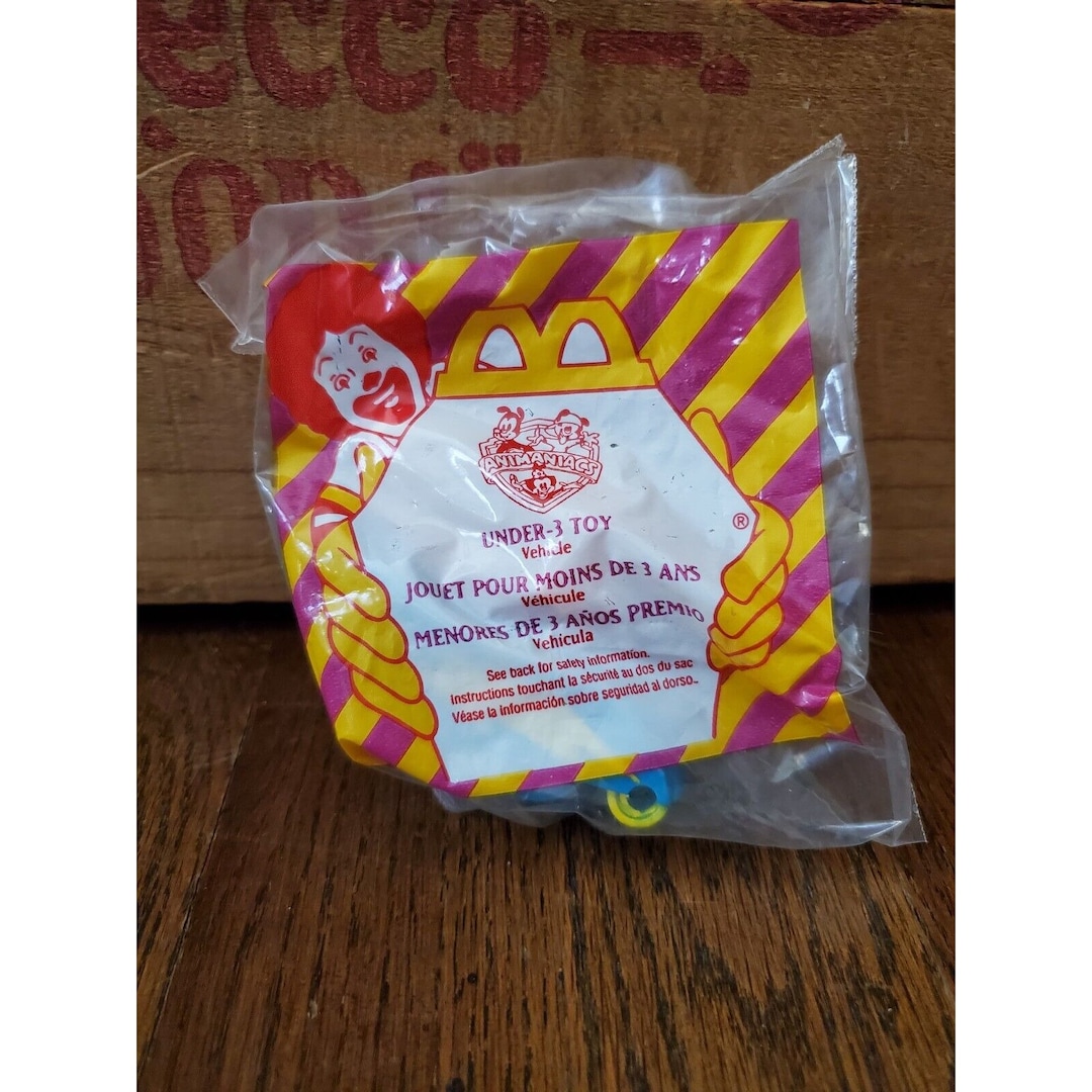 Vtg NEW 1995 Mcdonald's Happy Meal Animaniacs Under 3 Toy-mindy and ...