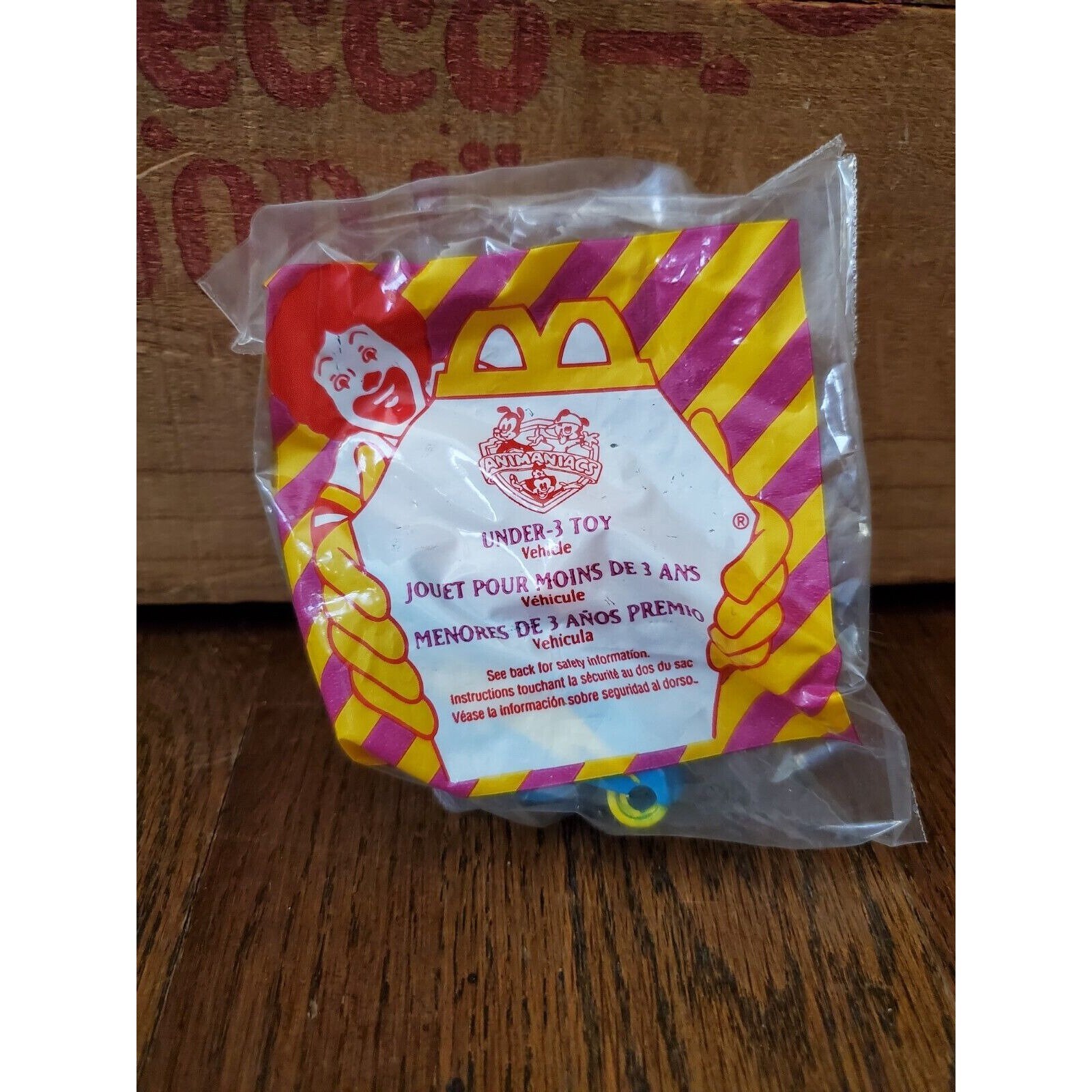 Vtg NEW 1995 Mcdonald's Happy Meal Animaniacs Under 3 Toy-mindy and ...