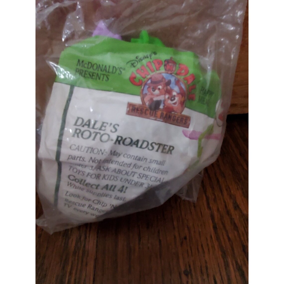 1989 Mcdonalds Chip N' Dale Rescue Rangers Roto-roadster Vintage Happy ...