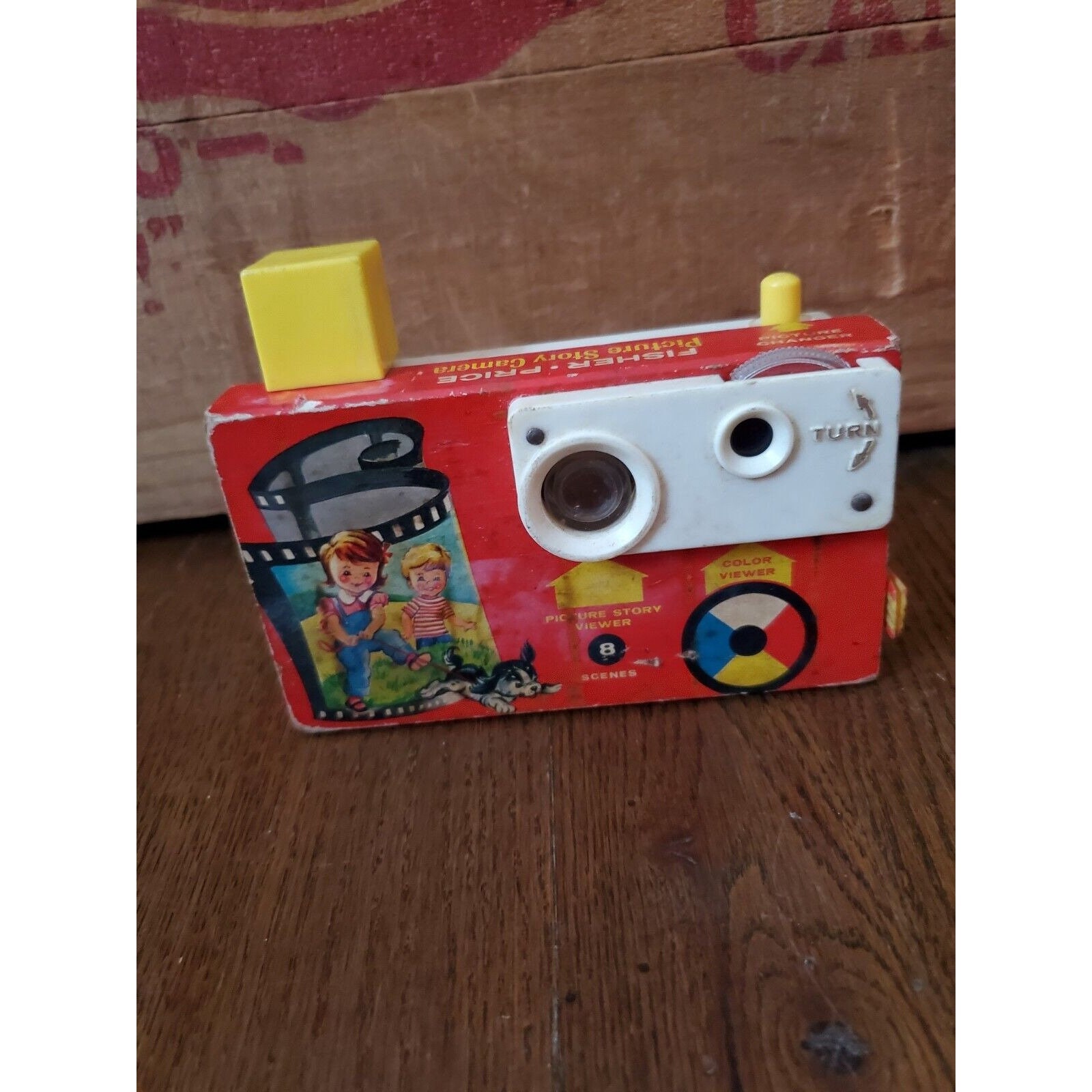 Vintage 1967 Fisher Price Picture Story Viewer Camera Toy 784 FP 8 ...