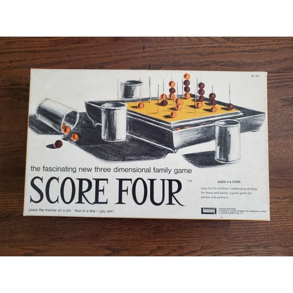 Score Four Game - Etsy