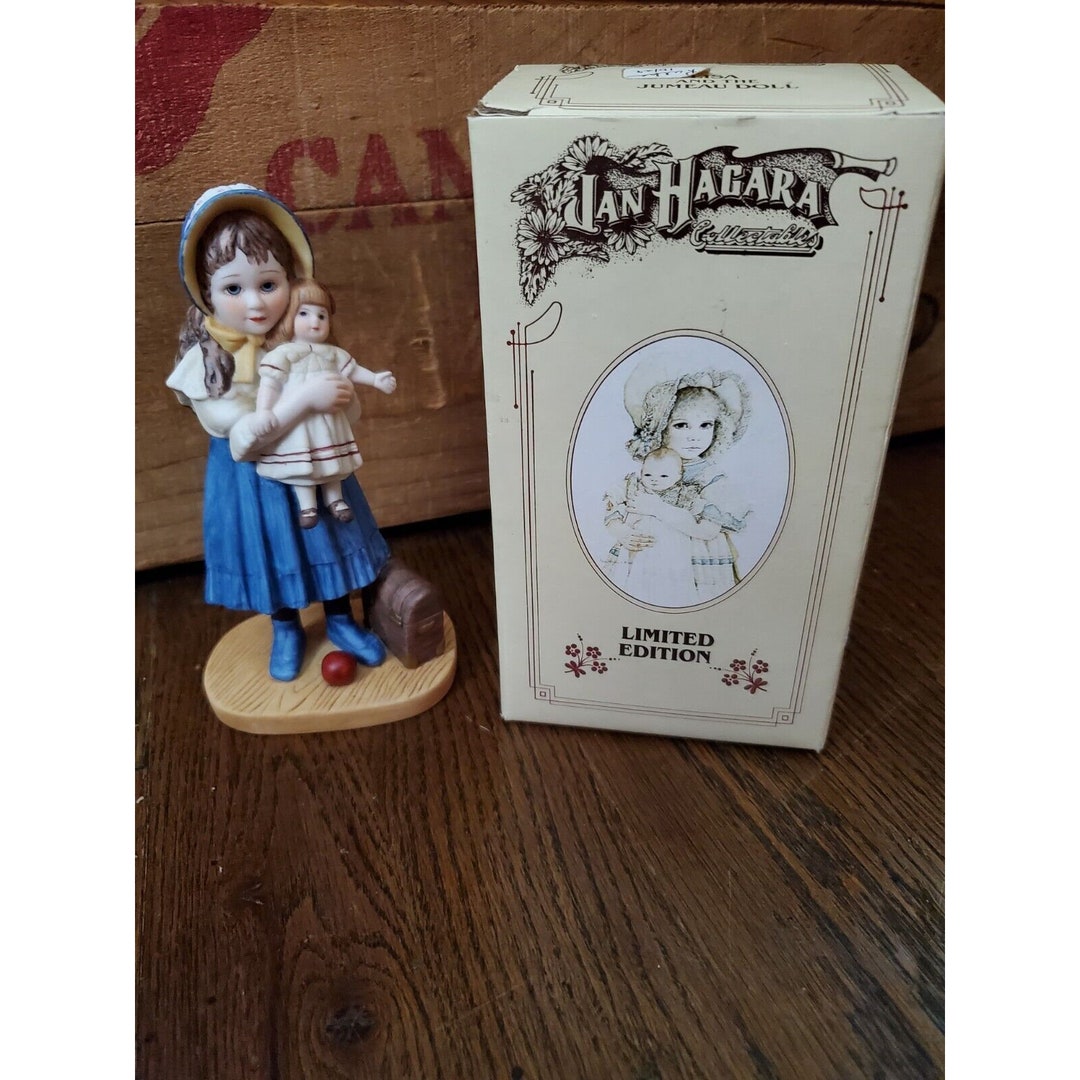 Jan Hagara Porcelain Lisa and the Jumeau Doll Limited 1984 #13869 ...