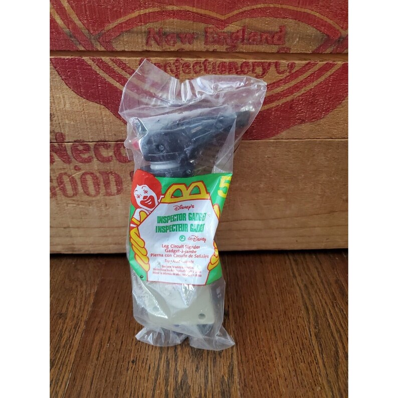 Vtg NEW 1999 Inspector Gadget Mcdonalds Happy Meal Toy Leg #5 SEALED - Etsy