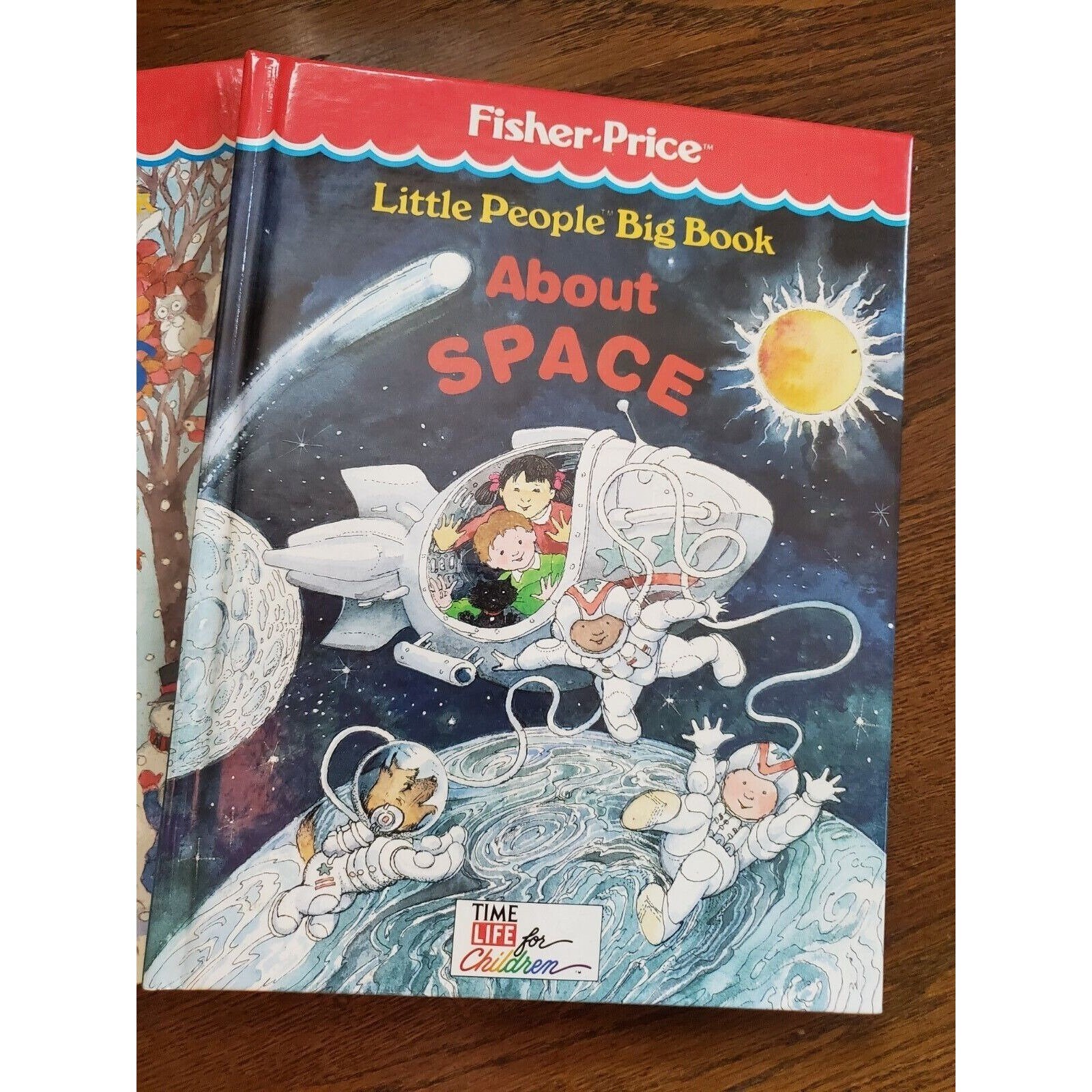 Fisher Price Little People Big Book Lot space Seasons - Etsy