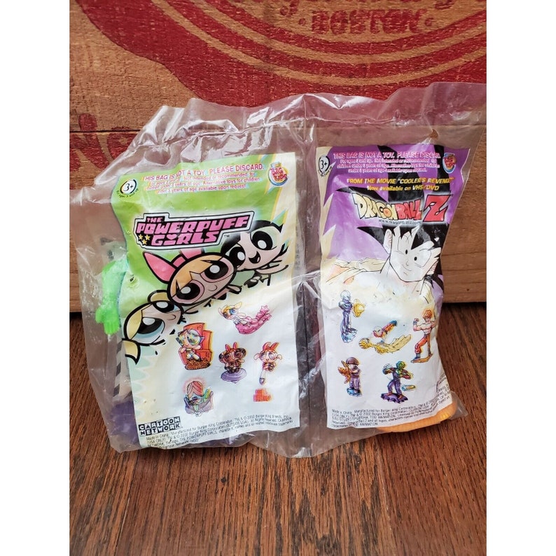 Vtg NEW Dragon Ball Z Piccolo / Powerpuff Girls Buttercup. Burger King ...