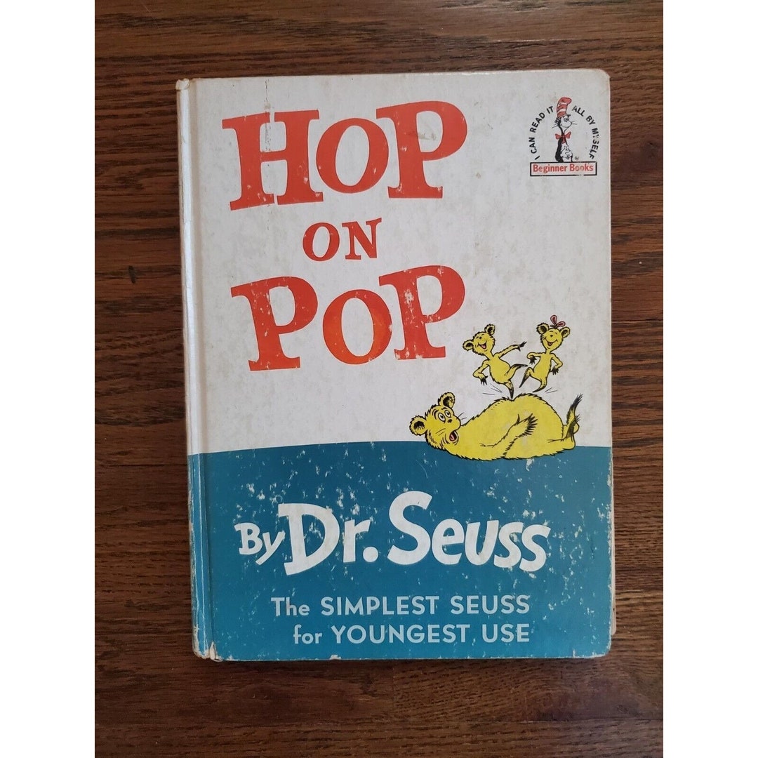 Dr Seuss Cat in the Hat Hop on Pop Book Rare 1st Print - Etsy