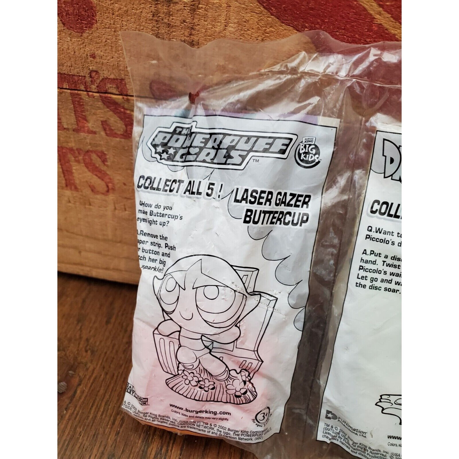 Vtg NEW Dragon Ball Z Piccolo / Powerpuff Girls Buttercup. Burger King ...