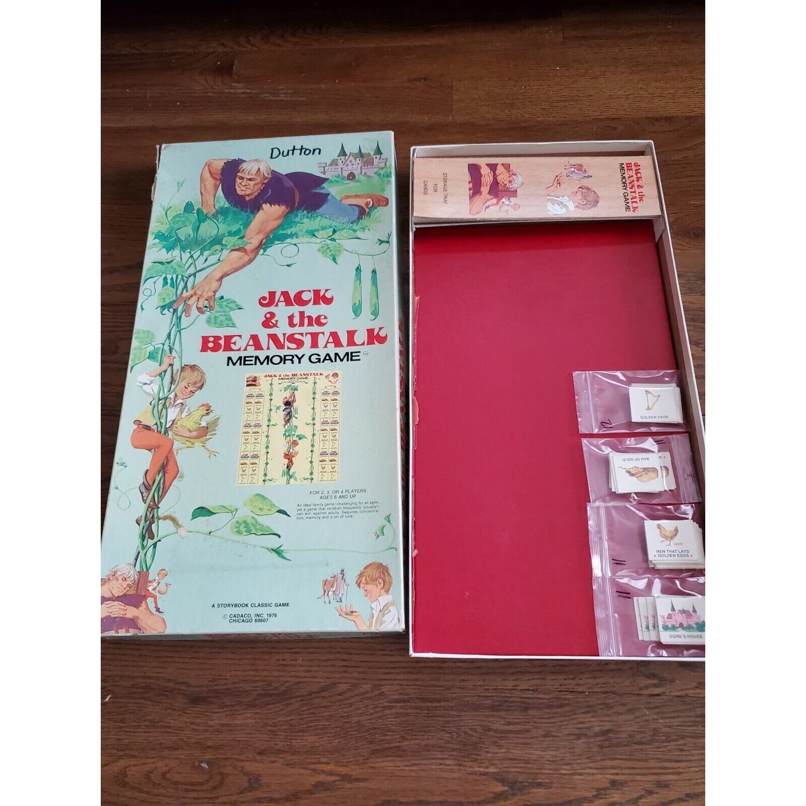Jack and the Beanstalk Memory Game Cadaco 1976 Not Complete - Etsy