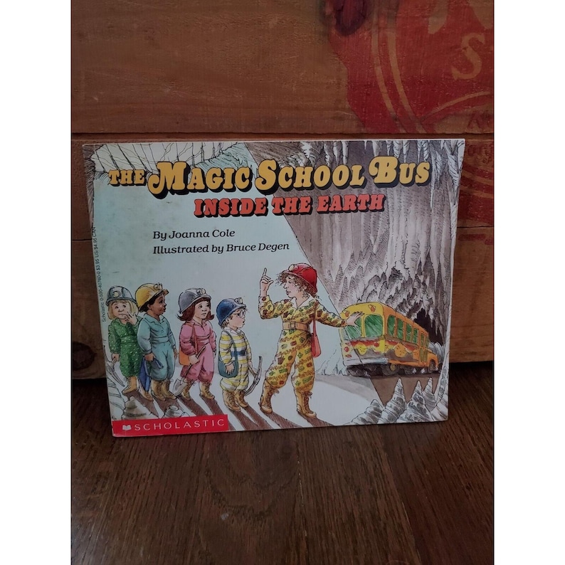 The Magic School Bus Inside the Earth by Joanna Cole 1987 Vintage ...