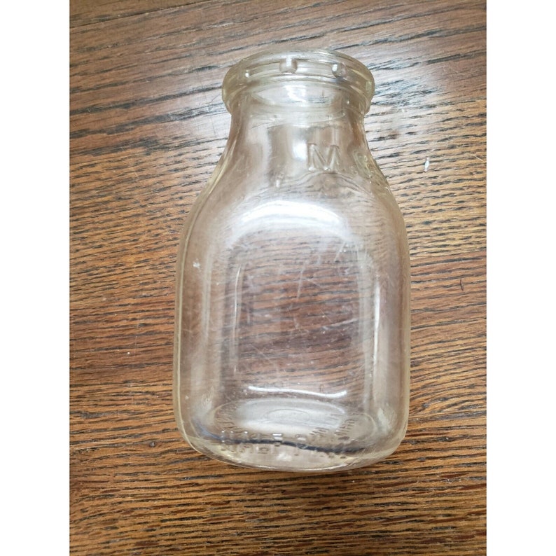 MCS Milk Container Service Half Pint Jar/bottle - Etsy