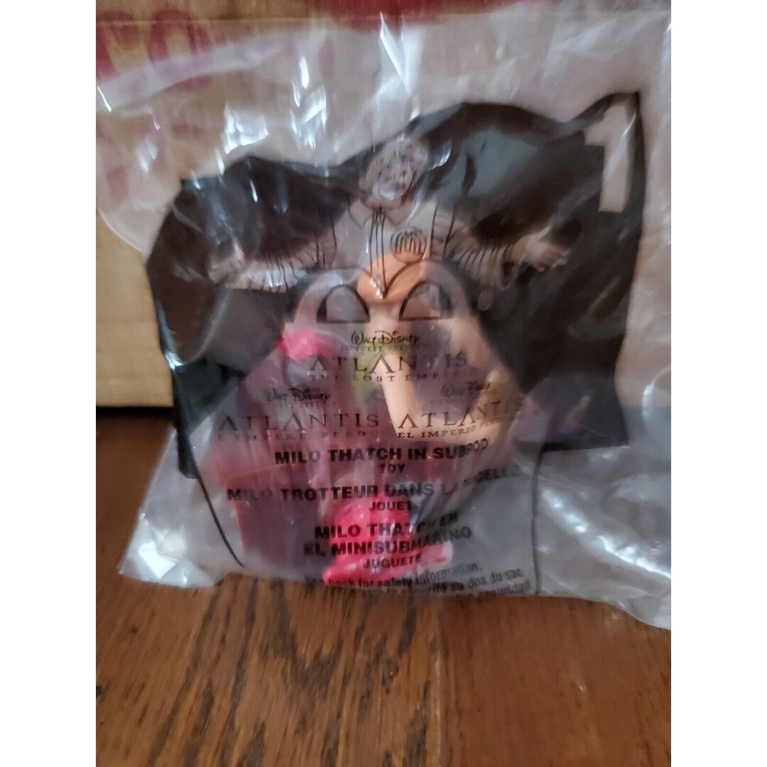 Vtg NEW 2001 Atlantis Mcdonalds Happy Meal Toy - Milo Thatch in Subpod ...