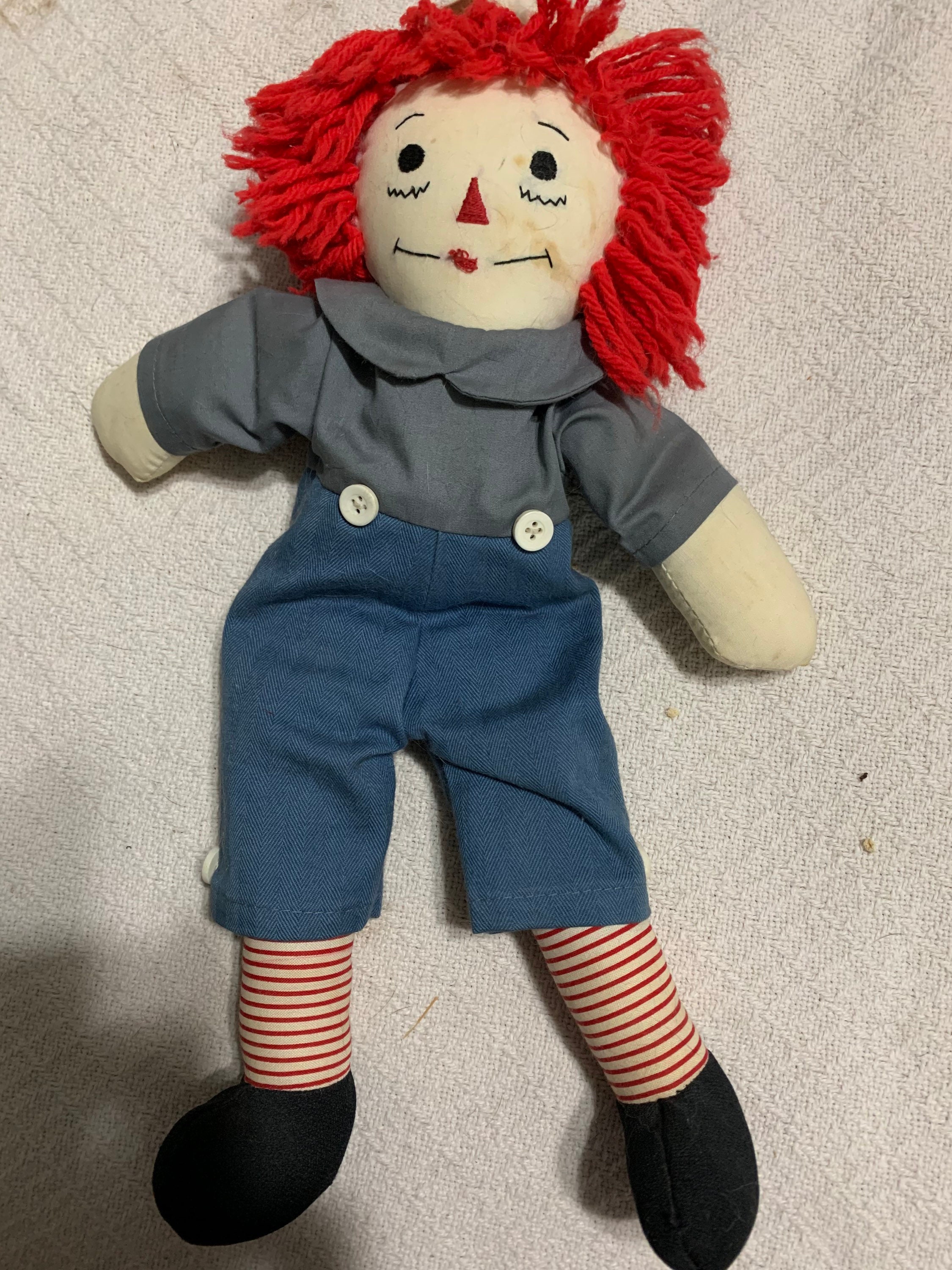 Handmade Raggedy Andy Doll - Etsy