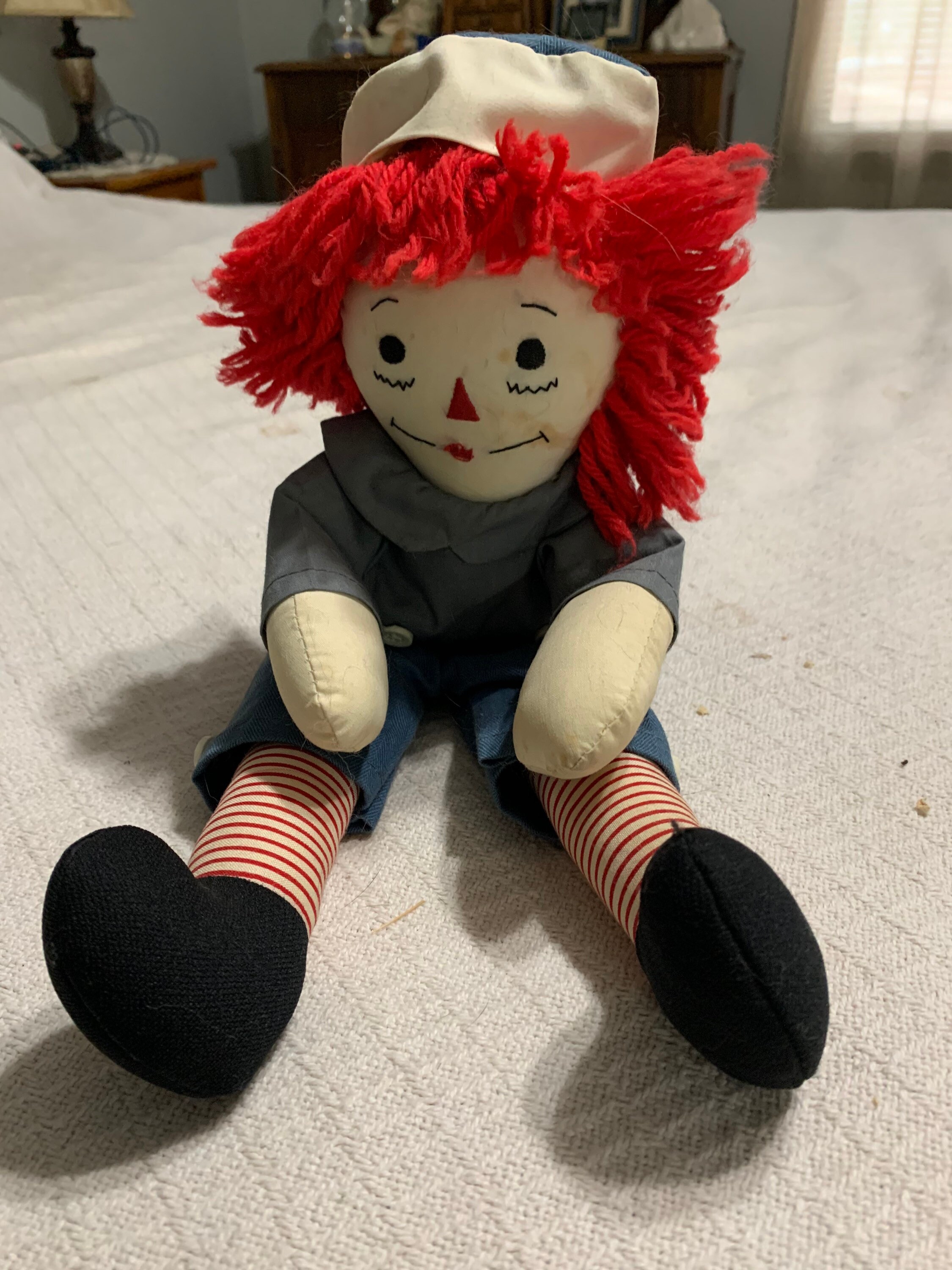 Handmade Raggedy Andy Doll - Etsy