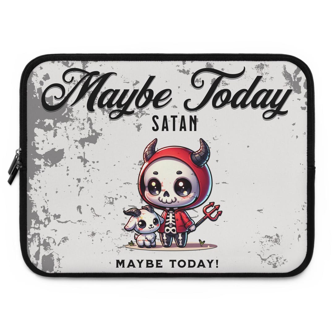 Satan Funny Laptop Sleeve | Devil Print Bag and Cute Computer Case ...