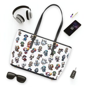 Slasher Satchel Bag | Creepy Cute Skeleton Purse & Handbag | Halloween ...