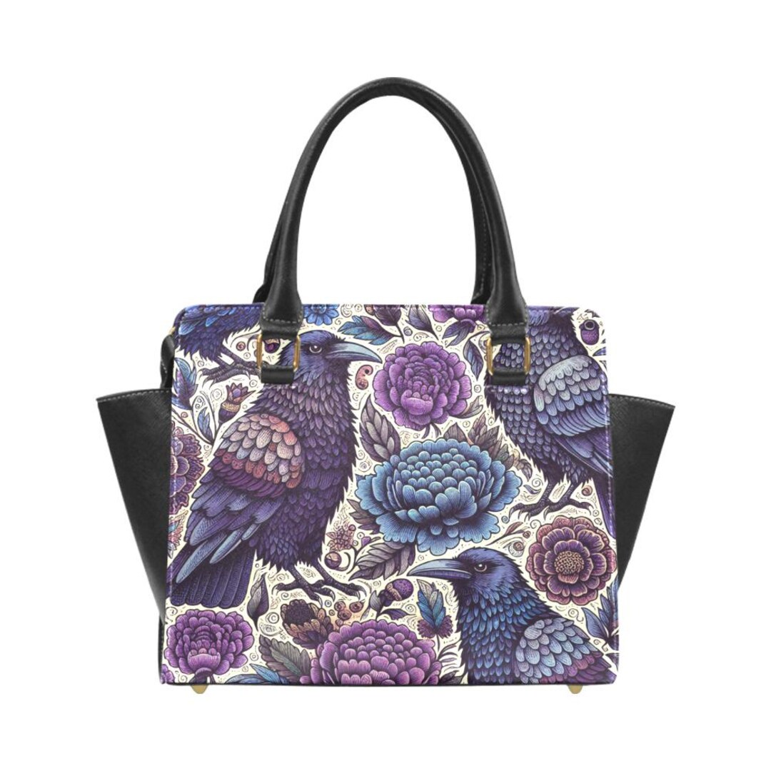 Floral Rivet Shoulder Handbag - Stylish, Durable Tote Bag for Everyday ...