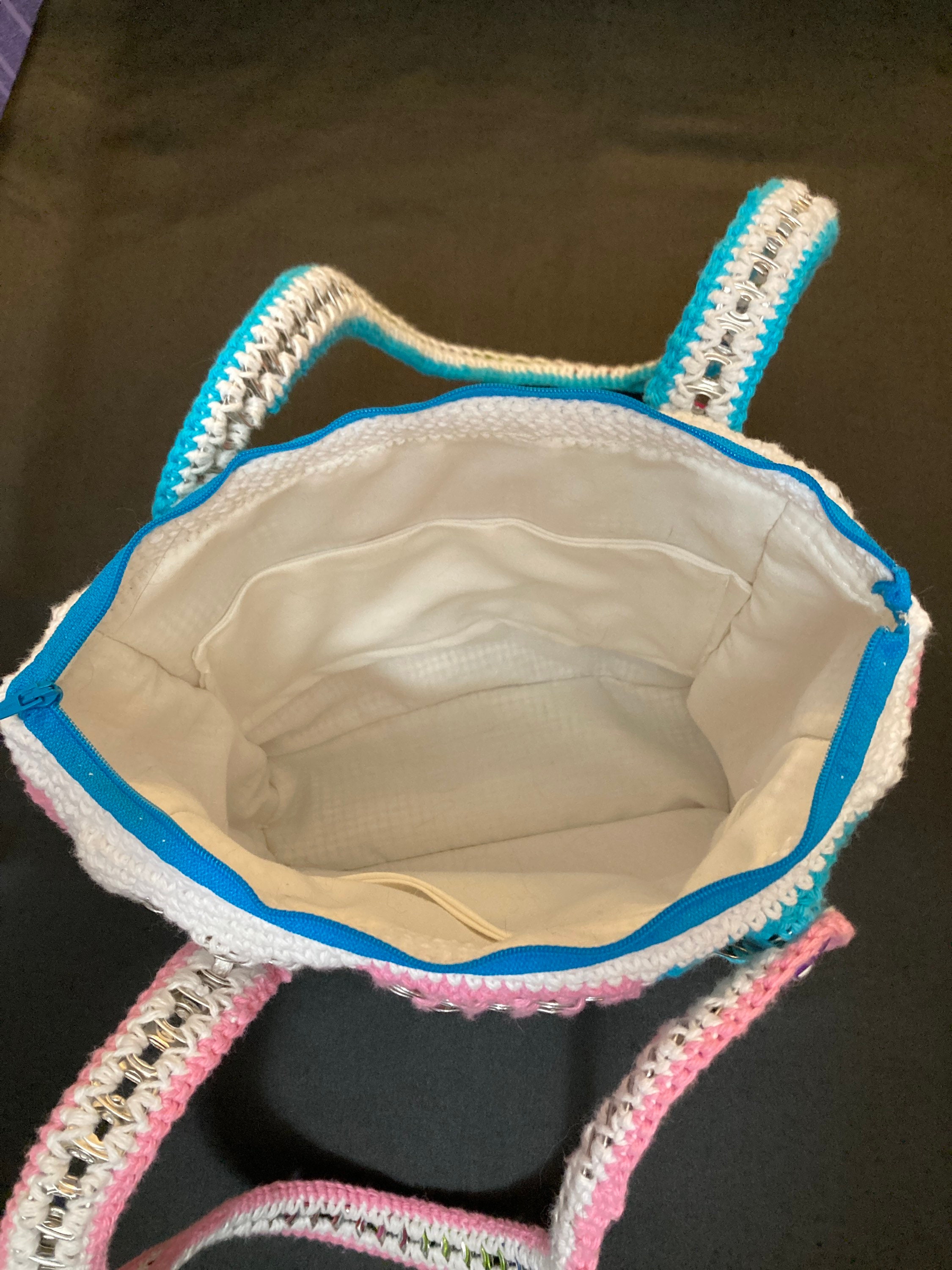 Upcycled Over the Shoulder Tote Bag. - Etsy