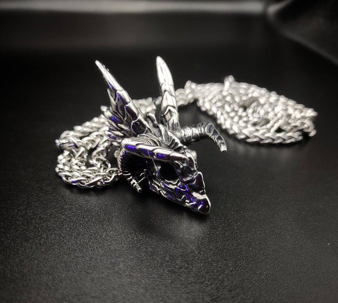 King Horned Dragon Fantasy Smaug Lord Nordic Celtic - Etsy