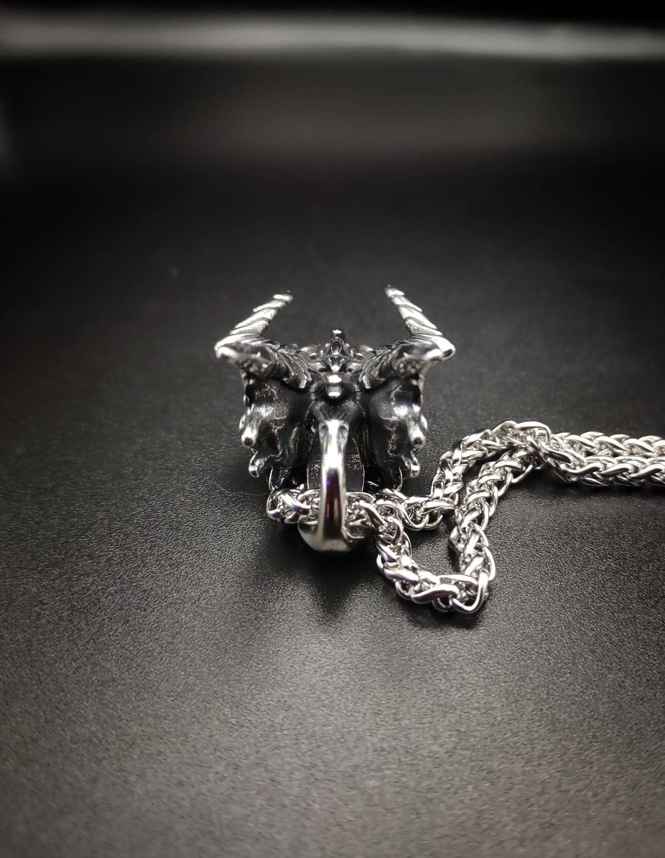 King Horned Dragon Fantasy Smaug Lord Nordic Celtic - Etsy