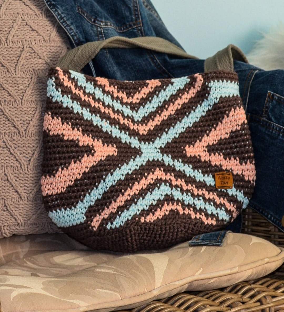 Desert Twilight Crochet Bag Pattern, Tapestry Crochet Bag Pattern ...