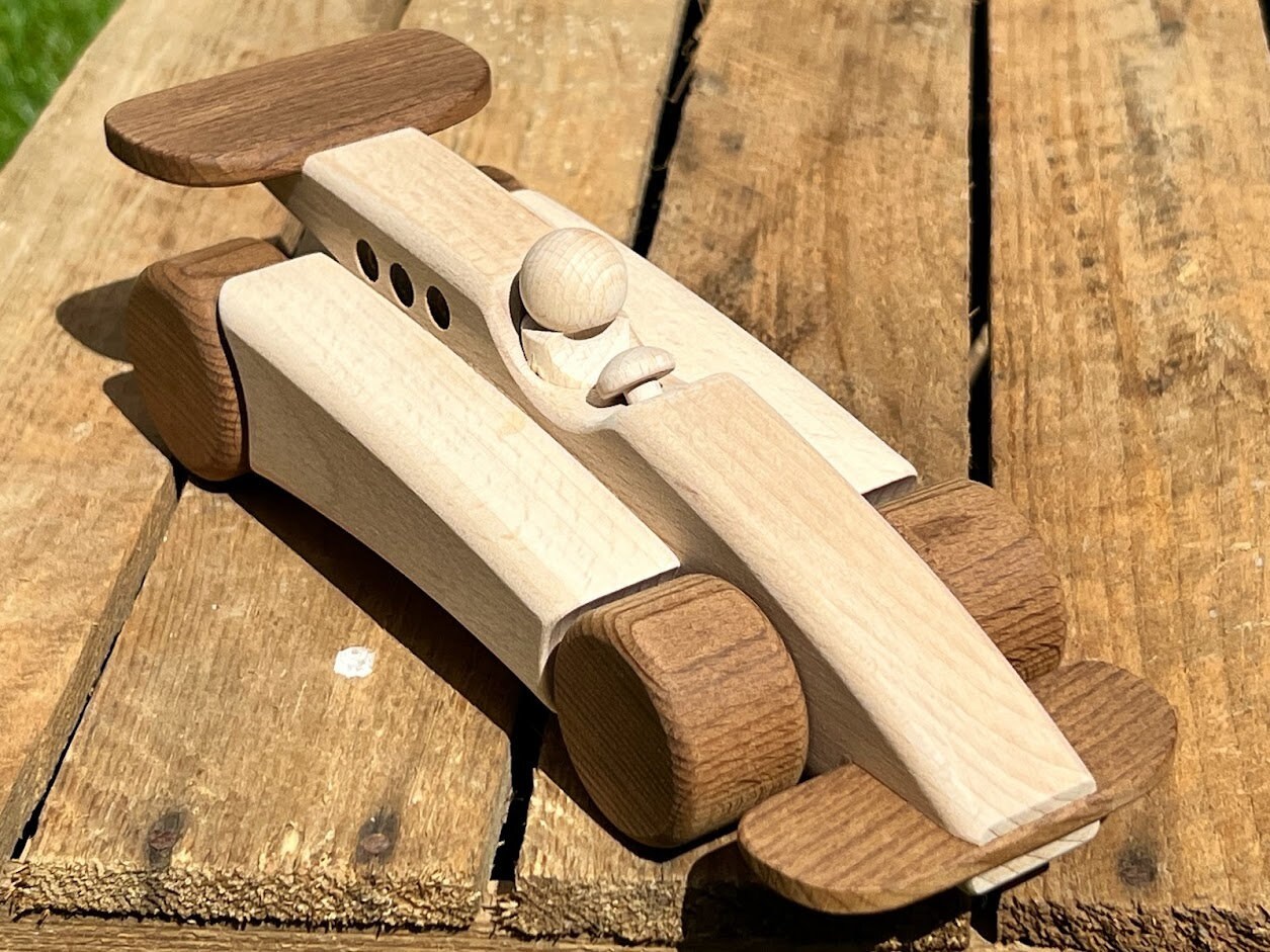 Handmade Wooden F1 Car - Etsy UK