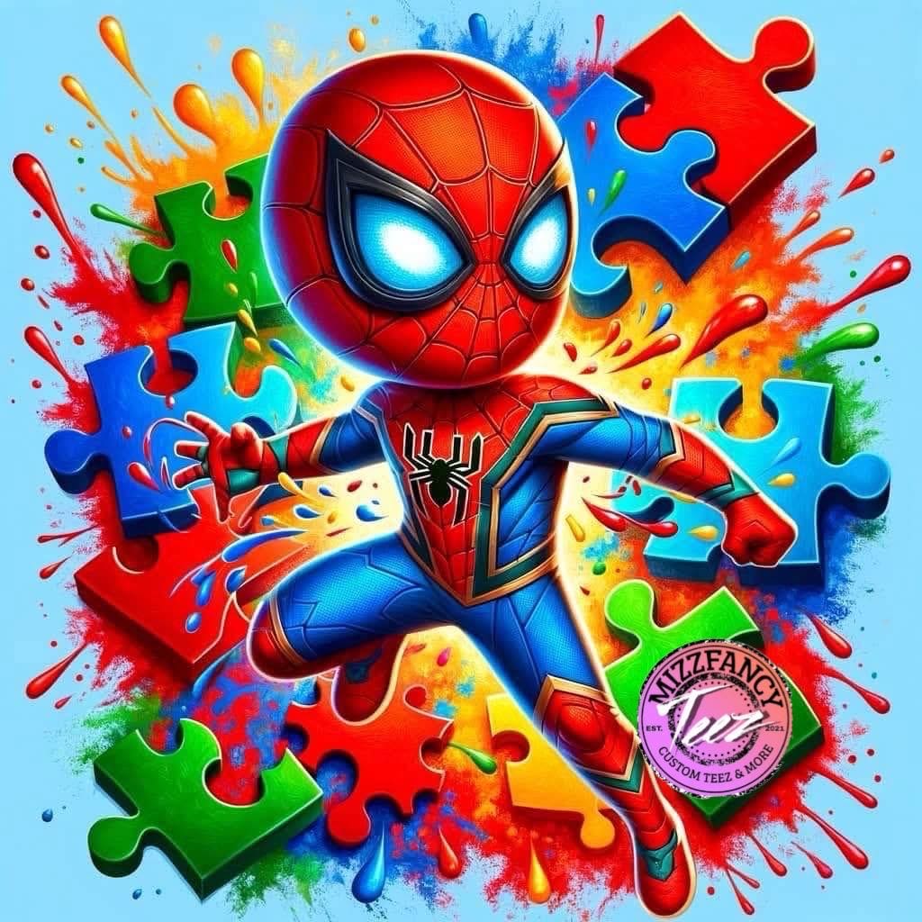 Spiderman Autism - Etsy