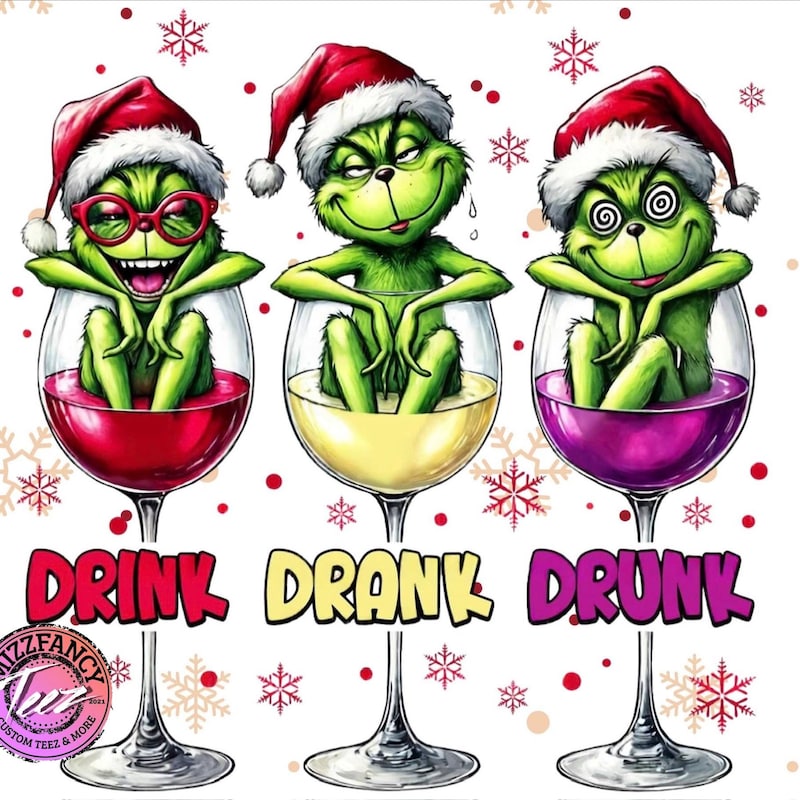 Drunk Christmas Tumbler - Etsy