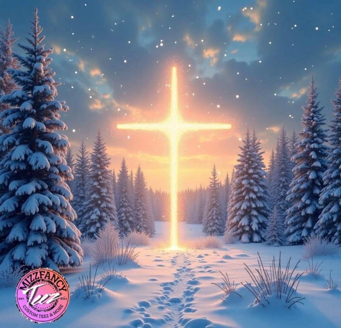 Christmas Cross - Etsy