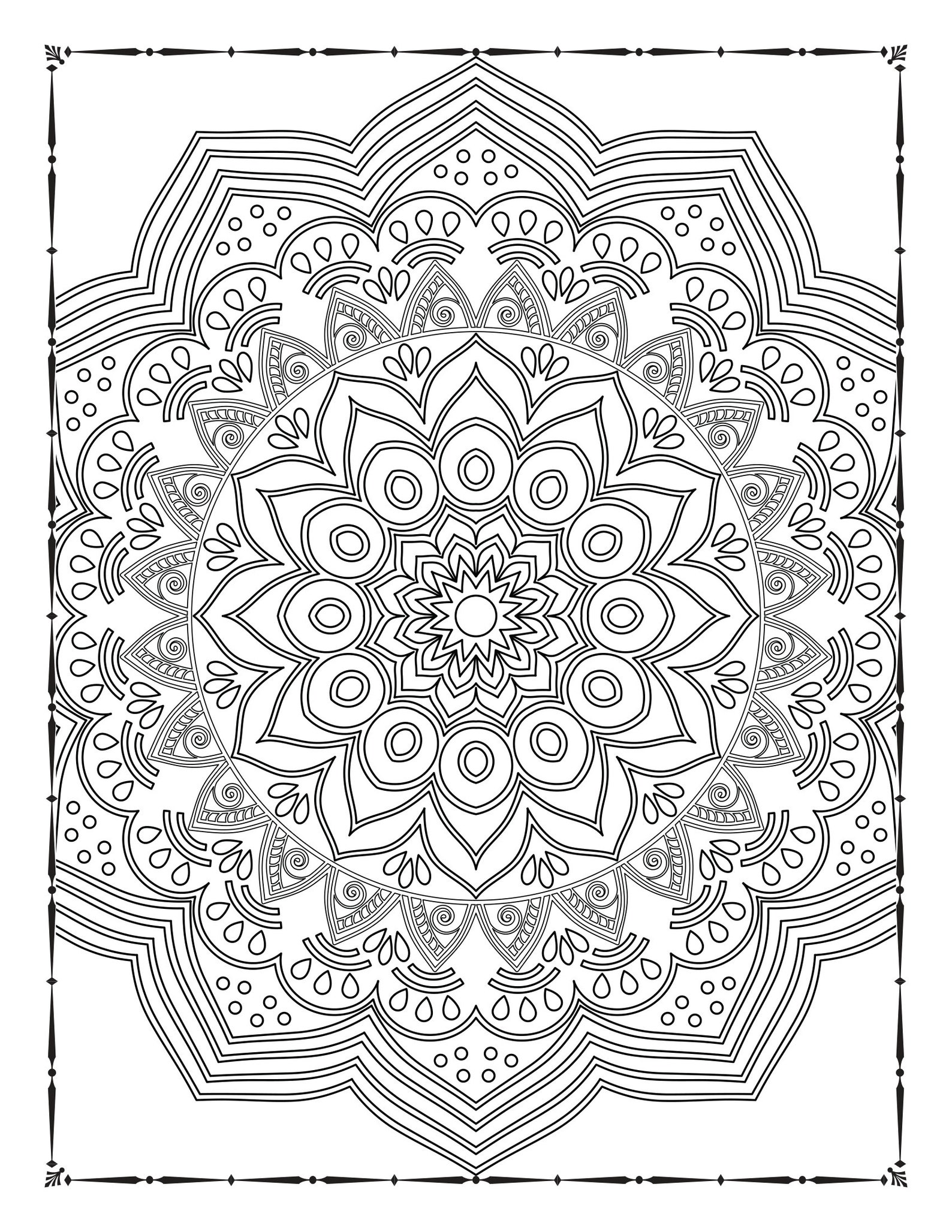 Zen Mandalas: 10 Tranquil Colouring Pages for Mindful Relaxation 10 ...