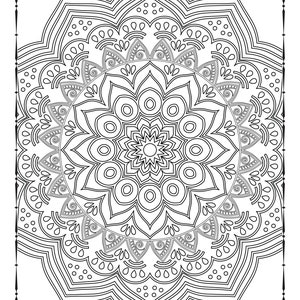 Zen Mandalas: 10 Tranquil Colouring Pages for Mindful Relaxation 10 ...