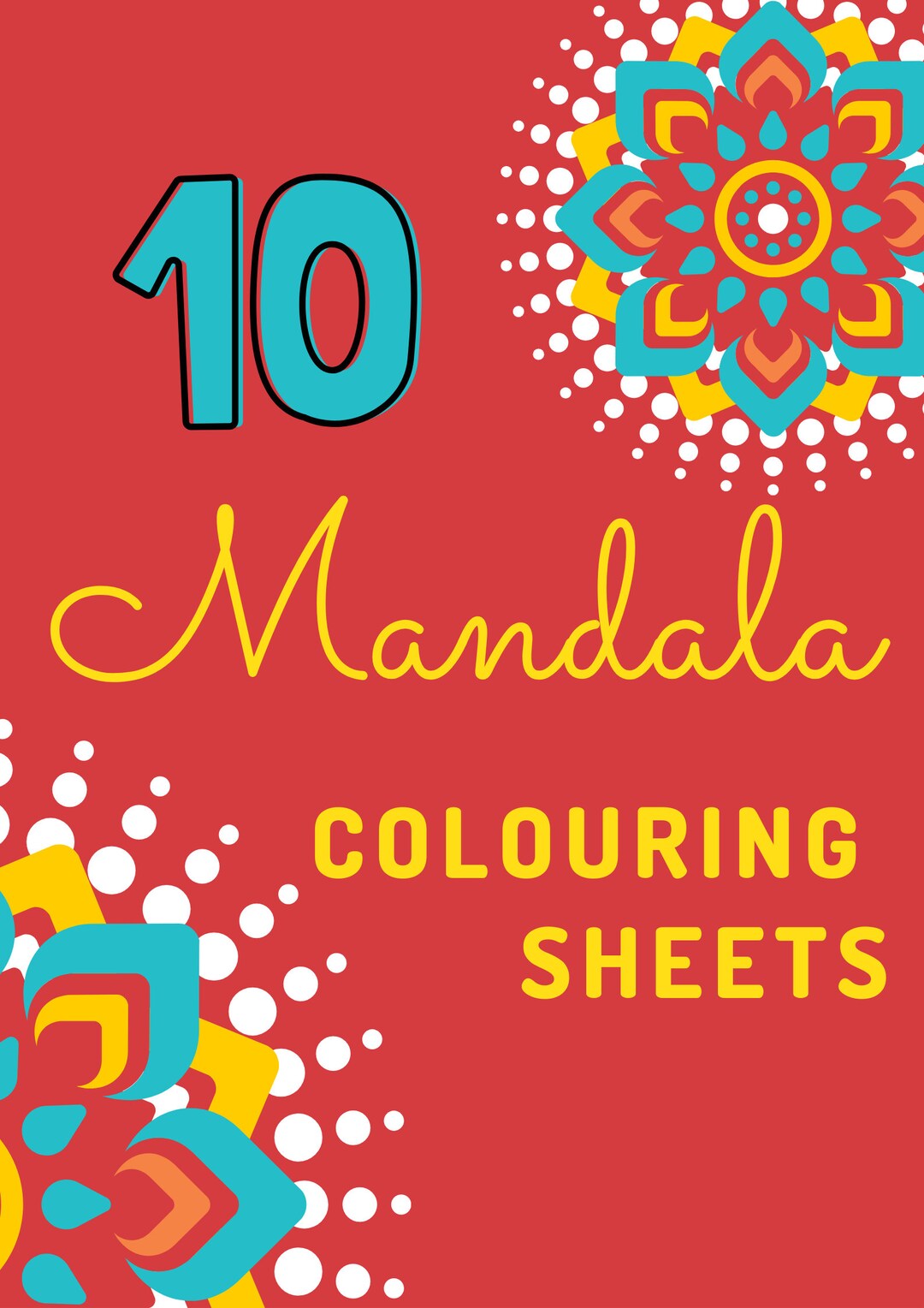 Zen Mandalas: 10 Tranquil Colouring Pages for Mindful Relaxation 10 ...