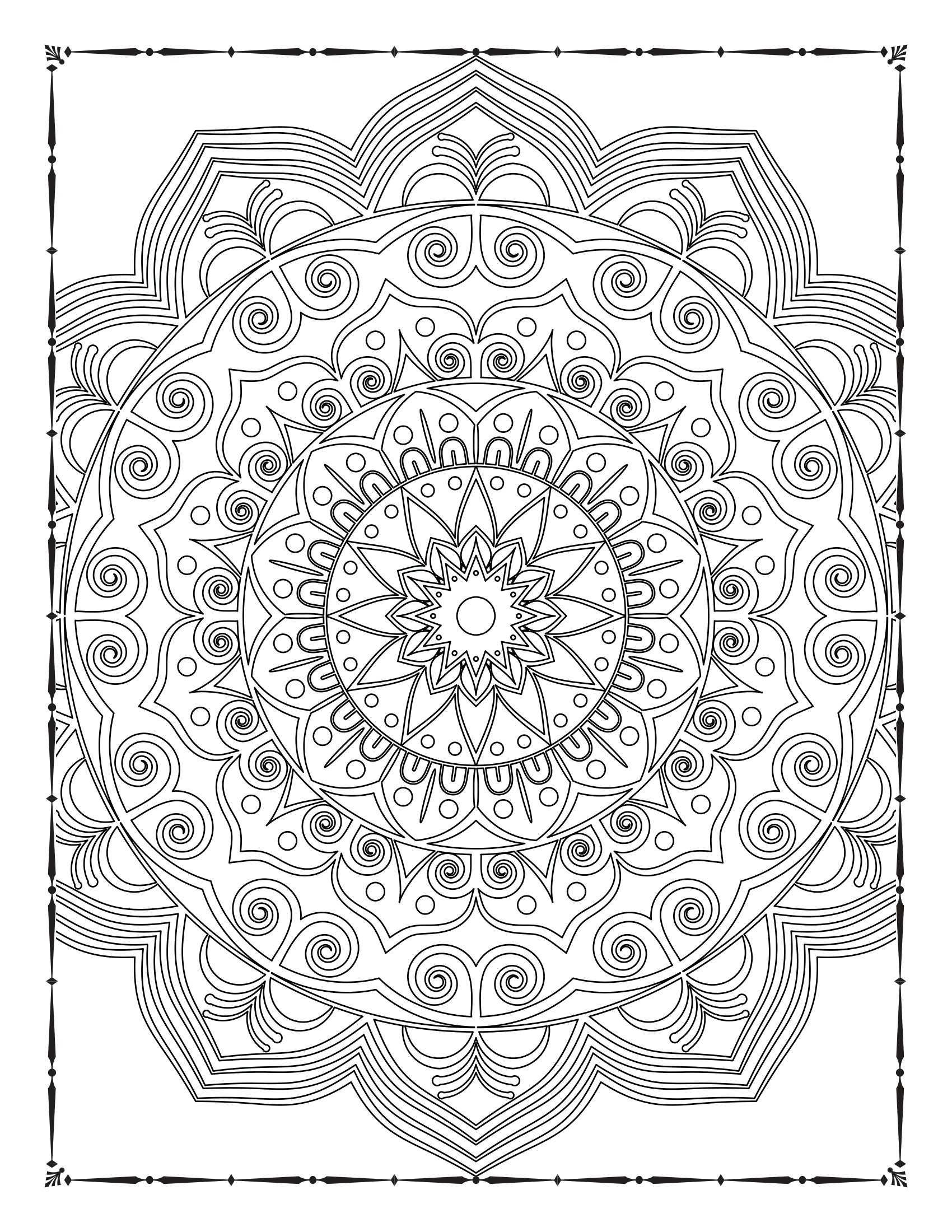 Zen Mandalas: 10 Tranquil Colouring Pages for Mindful Relaxation 10 ...